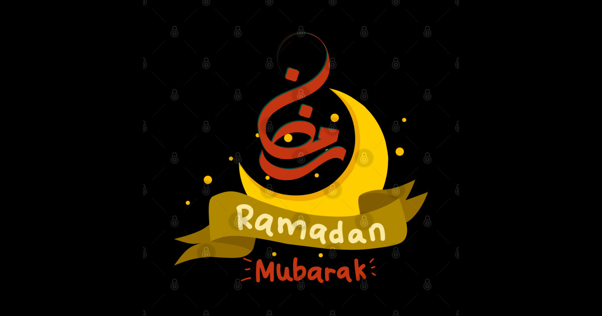RAMADAN MUBARAK, Cool design to wear to celebrate the holy month of ...