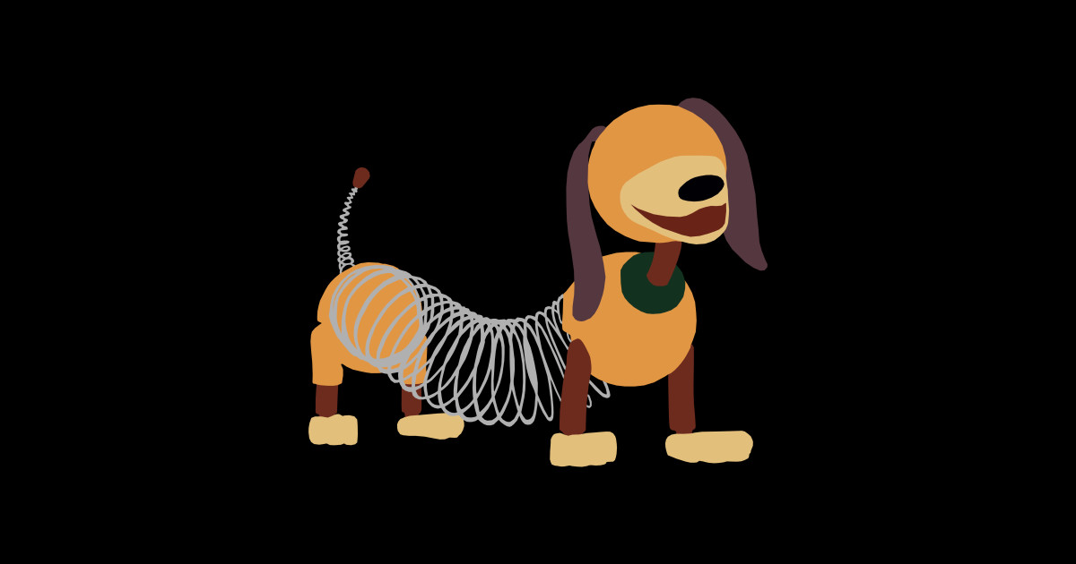 Very Bendy Dog - Slinky - T-Shirt | TeePublic