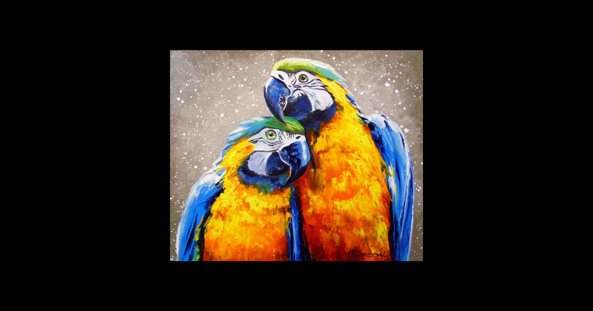 Parrot lovers - Parrot Lovers - Sticker | TeePublic