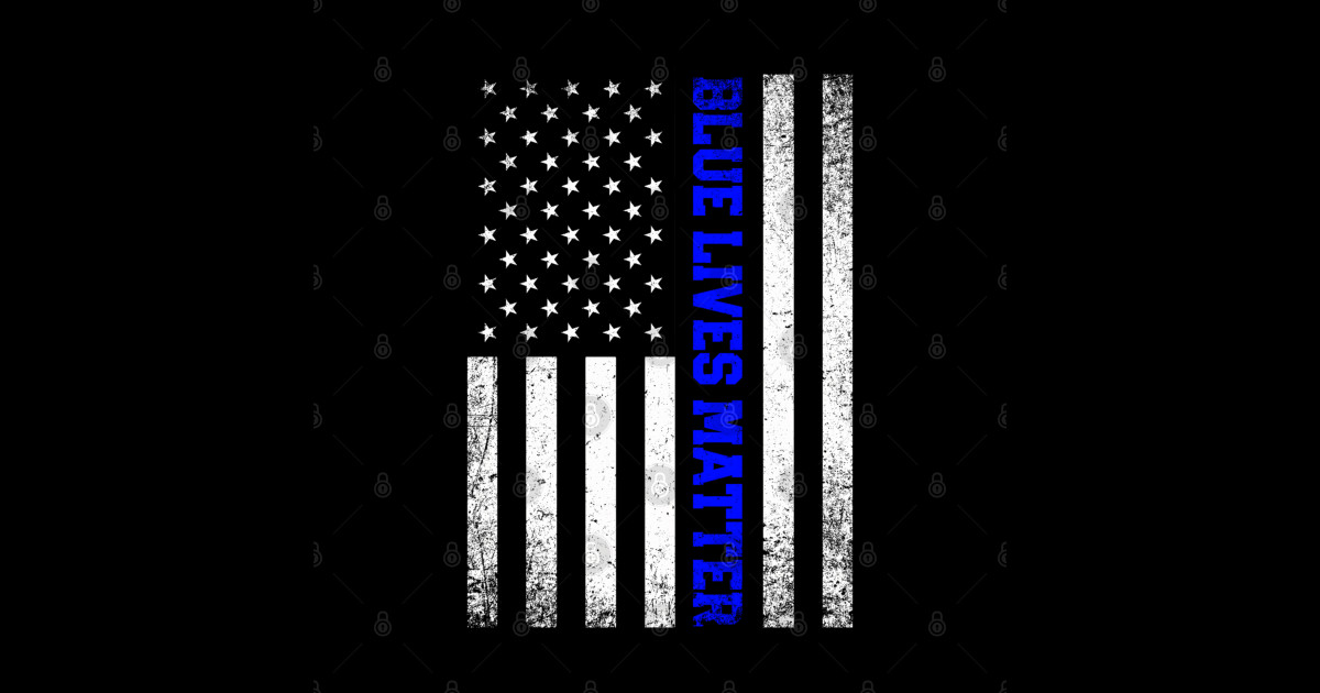 Blue Lives Thin Line American Flag Polices s Usa - Police Flag ...