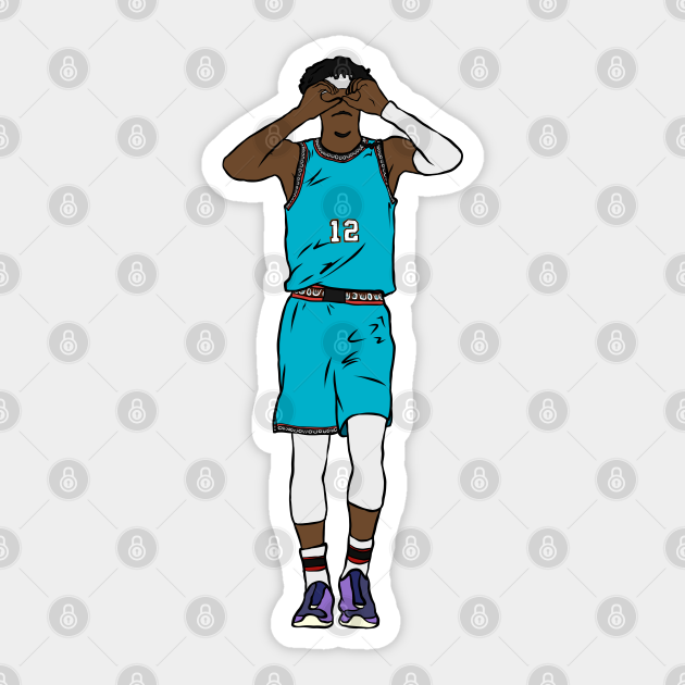 Ja Morant Goggles Celebration - Ja Morant - Sticker | TeePublic