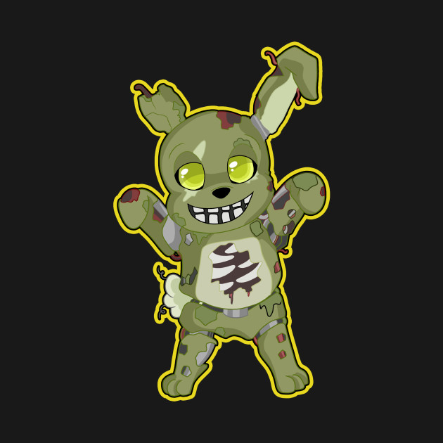 Springtrap - Chibi Springtrap - T-Shirt | TeePublic