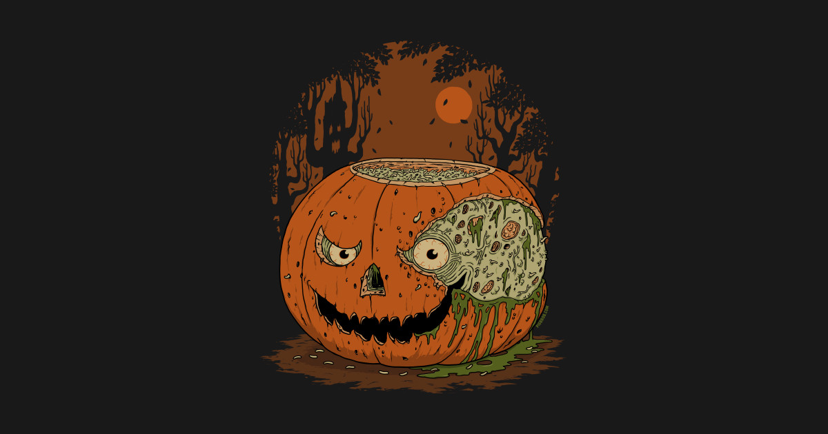 Rotting Pumpkin - Pumpkin Halloween - T-Shirt | TeePublic