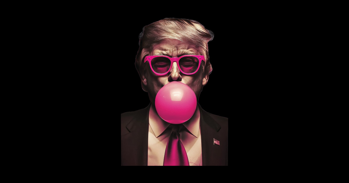 Trump Bubble Gum Pink Tour White House Trump 2024 - Donald Trump ...