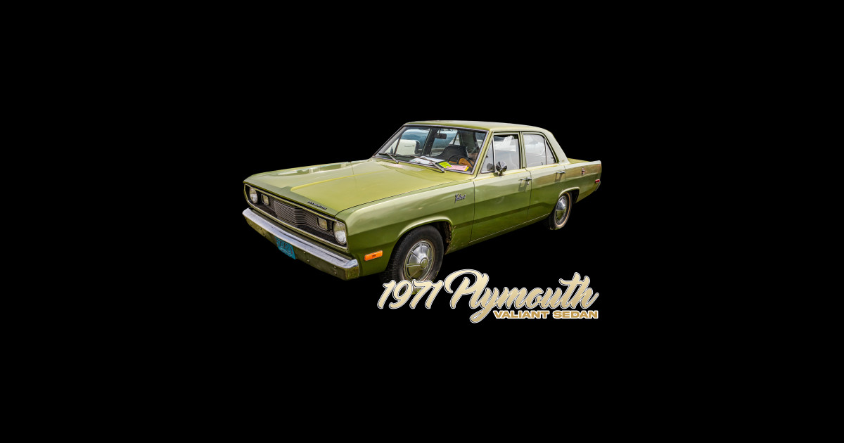 1971 Plymouth Valiant Sedan - 1971 Plymouth Valiant Sedan - Sticker ...