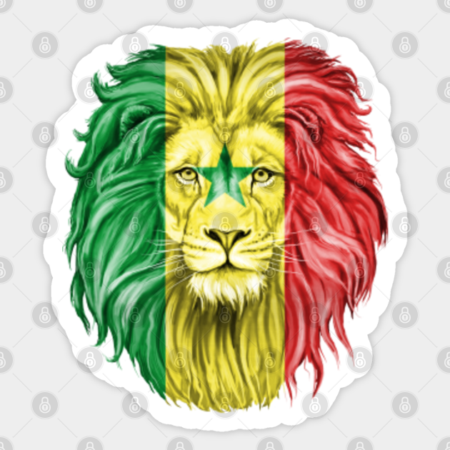 Senegal Lion King Flag - Lion Flag Of Senegal - Gift For Senegalese ...