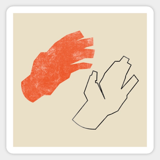 TWO HANDS - Hands - Sticker | TeePublic