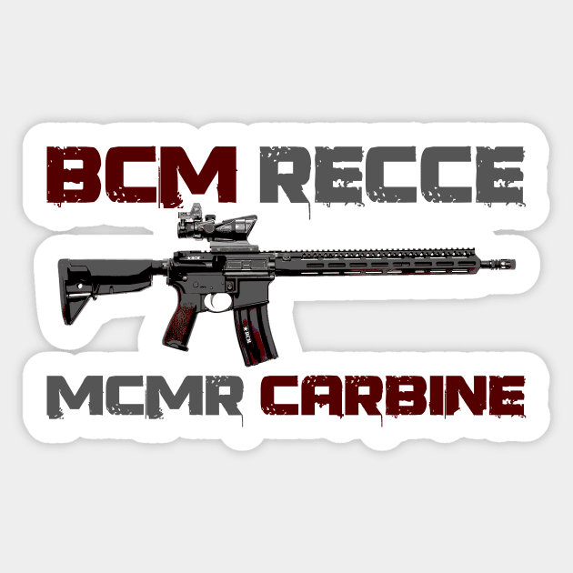 BCM RECCE MCMR CARBINE AR 15 - Ar 15 - Sticker | TeePublic