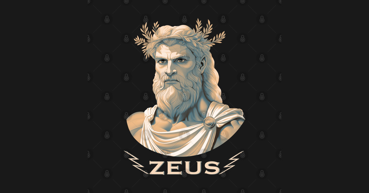 Zeus god Greek mythology Zeus - Zeus Zeus God - T-Shirt | TeePublic