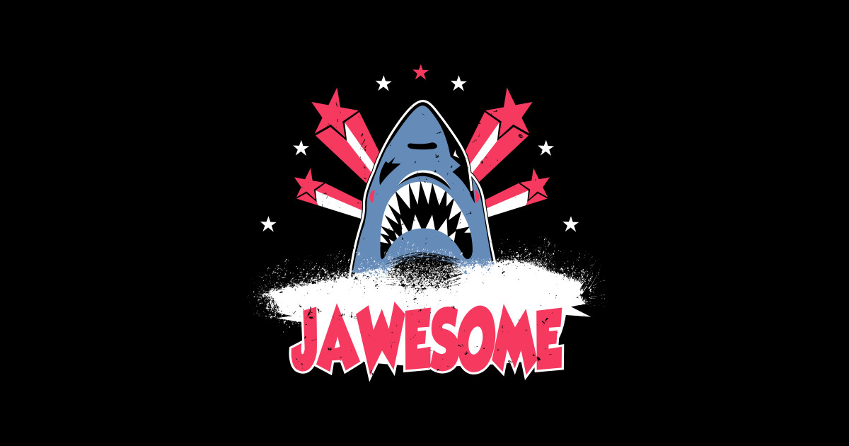 Totally Jawsome Star Shark - Totally Jawsome Star Shark - Sticker ...