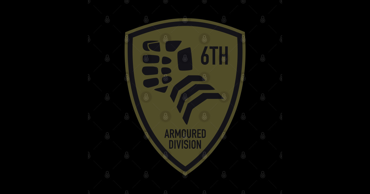 6th Armoured Division - Ww2 British Armoured Units - Sticker | TeePublic