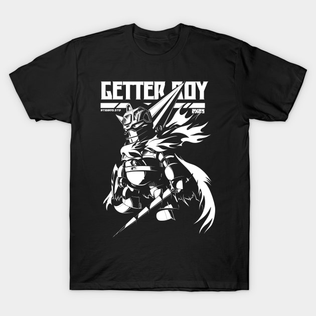 BW Getter Boy - Super Robot - T-Shirt | TeePublic