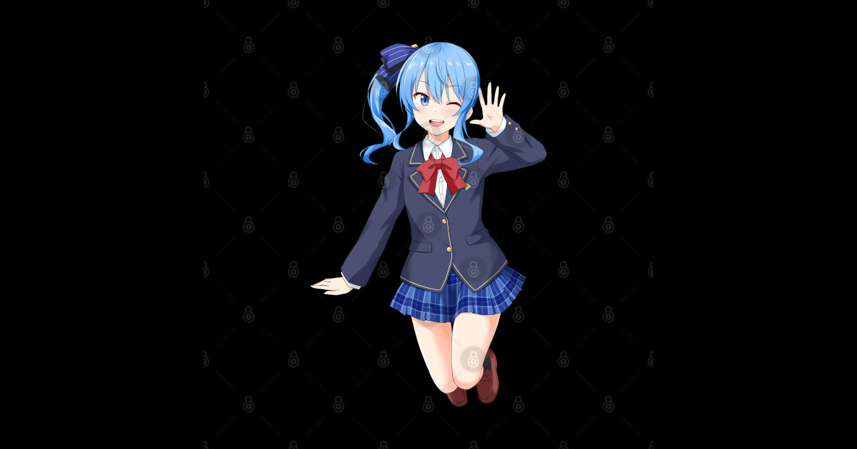 Hoshimachi Suisei Hololive - Hoshimachi Suisei - Sticker | TeePublic