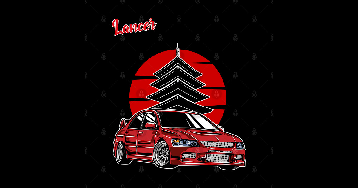 Lancer Evolution IX - Lancer Evolution - Sticker | TeePublic