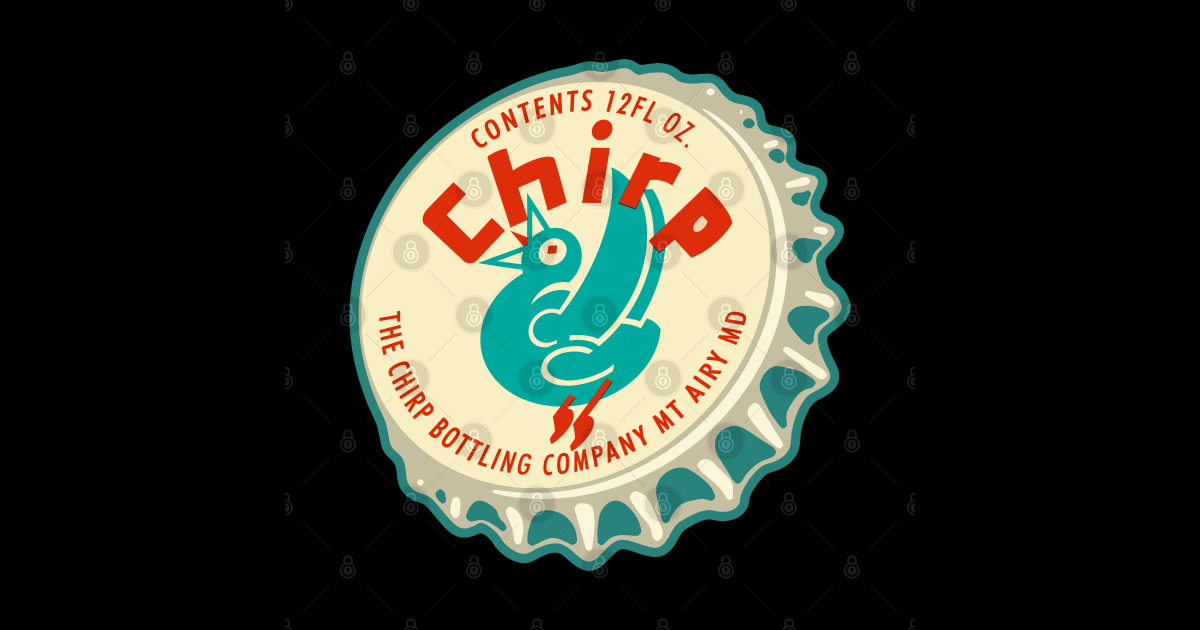 Vintage Chirp Soda Bottlecap - Retro Vintage Aesthetic - Sticker ...