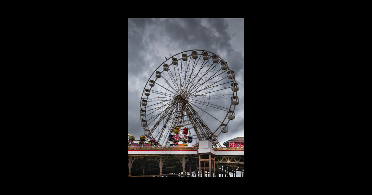 Blackpool beach - Seagulls - Magnet | TeePublic