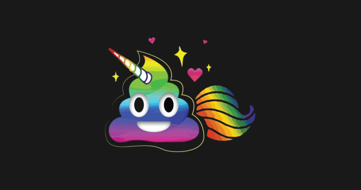 Cute Girl Rainbow Poop - Cute Girl Rainbow Poop - T-Shirt | TeePublic