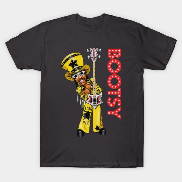 CARTOON BOOTSY COLLINS - Bootsy Collins - T-Shirt | TeePublic