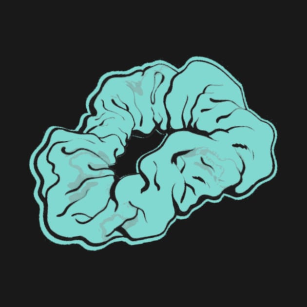 Aqua Scrunchie Sticker VSCOGRL Vsco Girl Pastel Teal Gifts for Girls ...