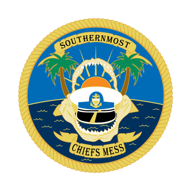 SOUTHERNMOST Chiefs Mess (U.S. Coast Guard) - Coast Guard - T-Shirt ...