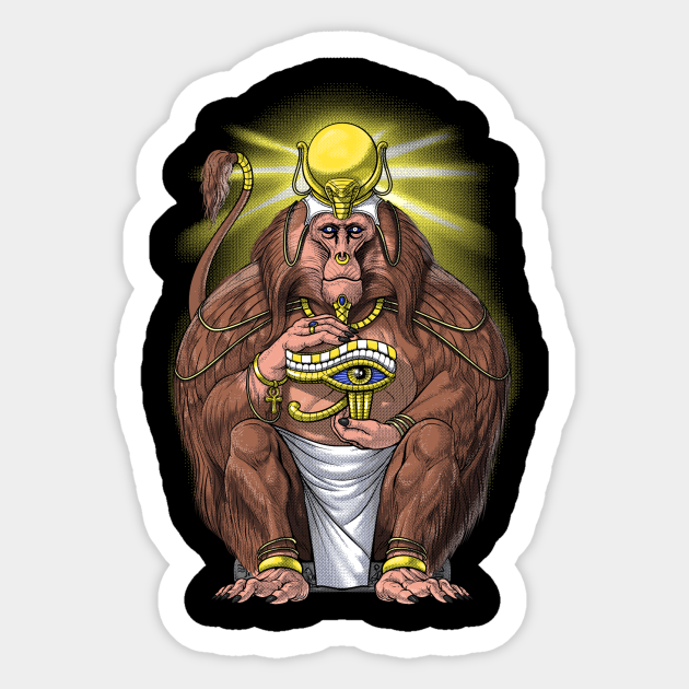 Ancient Egyptian Mythology Aani - Ancient Egypt Mythology - Sticker ...