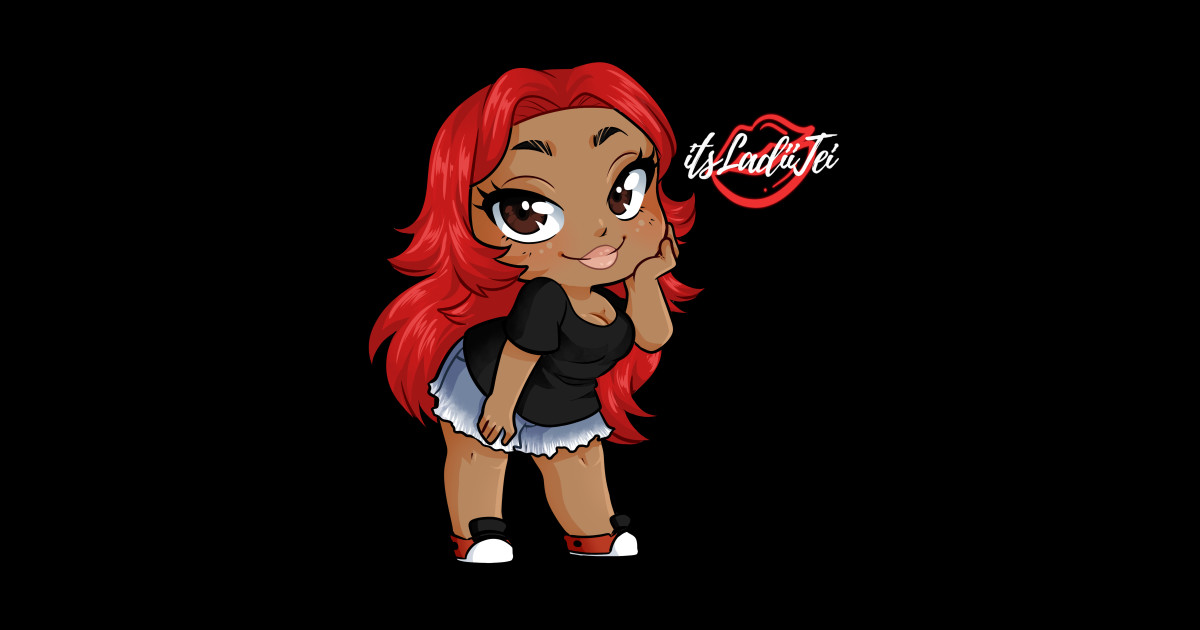 Red hair - Girl - Sticker | TeePublic