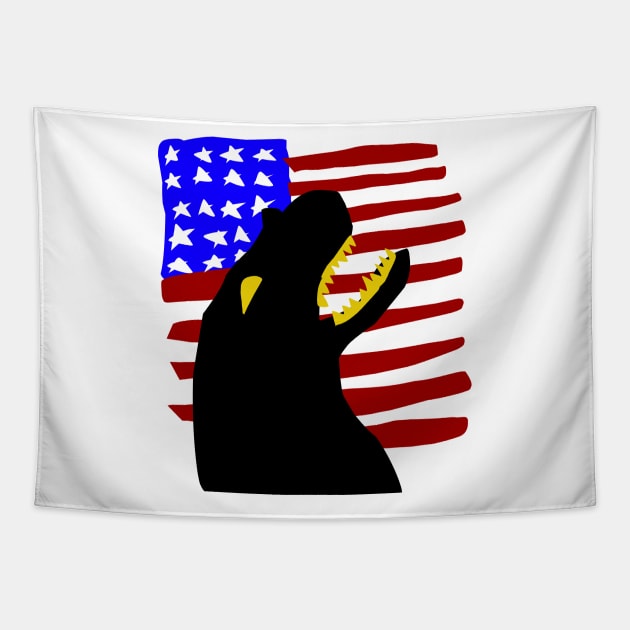 Godzilla flag - Godzilla - Tapestry | TeePublic