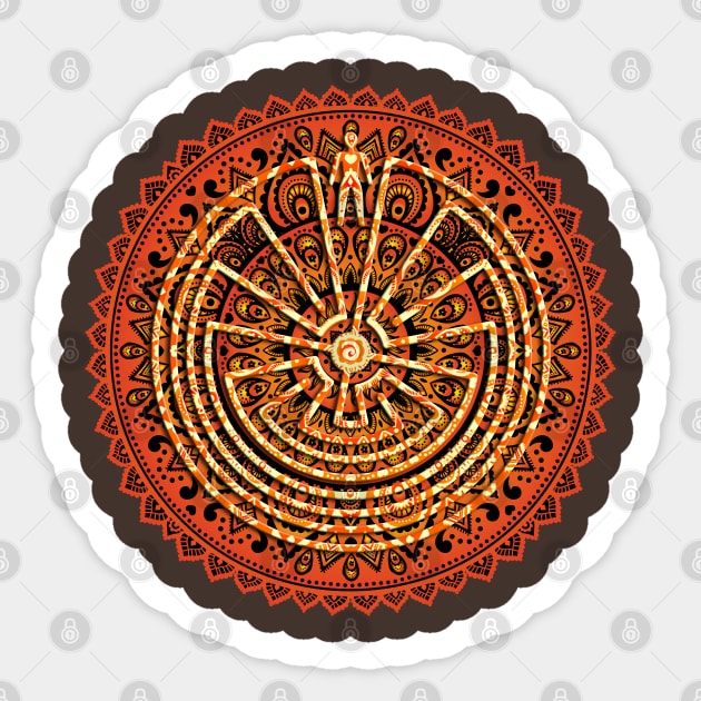 Native American Symbol - Man In The Maze - Folklore Mandala 2 - Man In ...