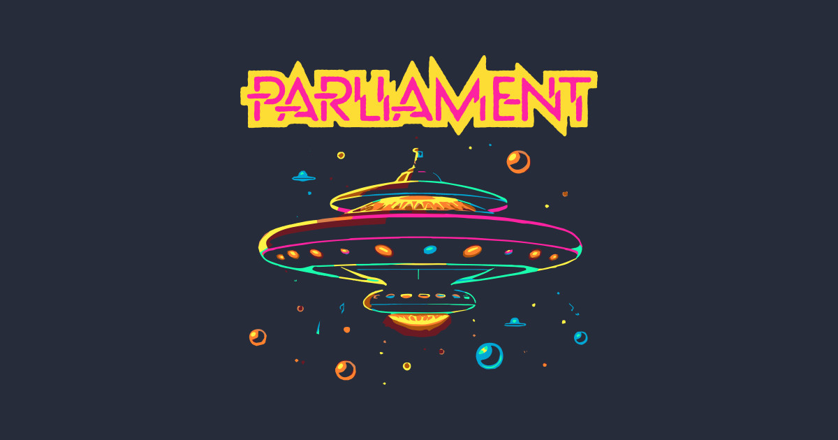 Parliament Funkadelic Retro Mothership UFO Rock Funk Throwback ...