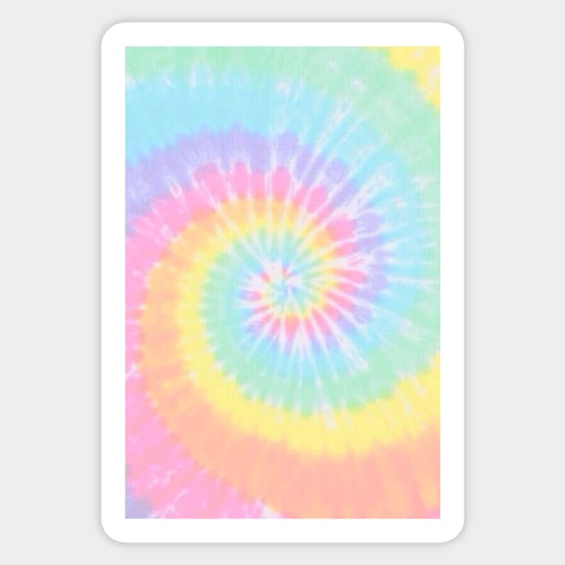Pastel Rainbow Tie Dye Pattern - Tie Dye - Sticker | TeePublic