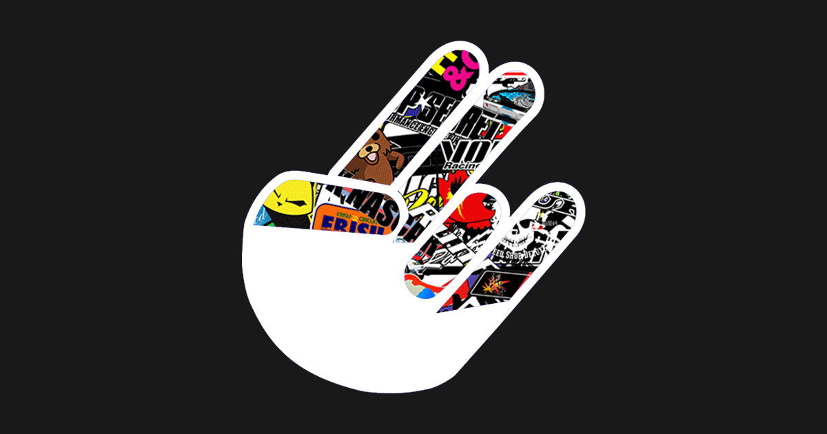 jdm finger symbol - Jdm - T-Shirt | TeePublic