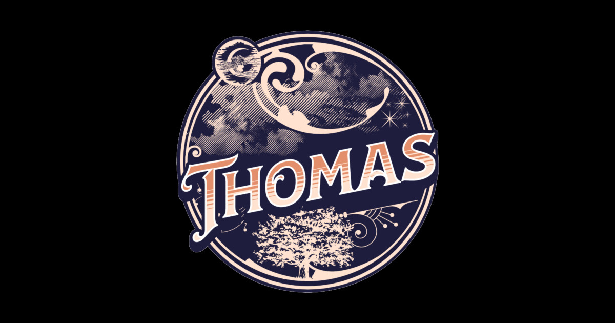 Thomas Name Tshirt - Thomas Name - Sticker | TeePublic