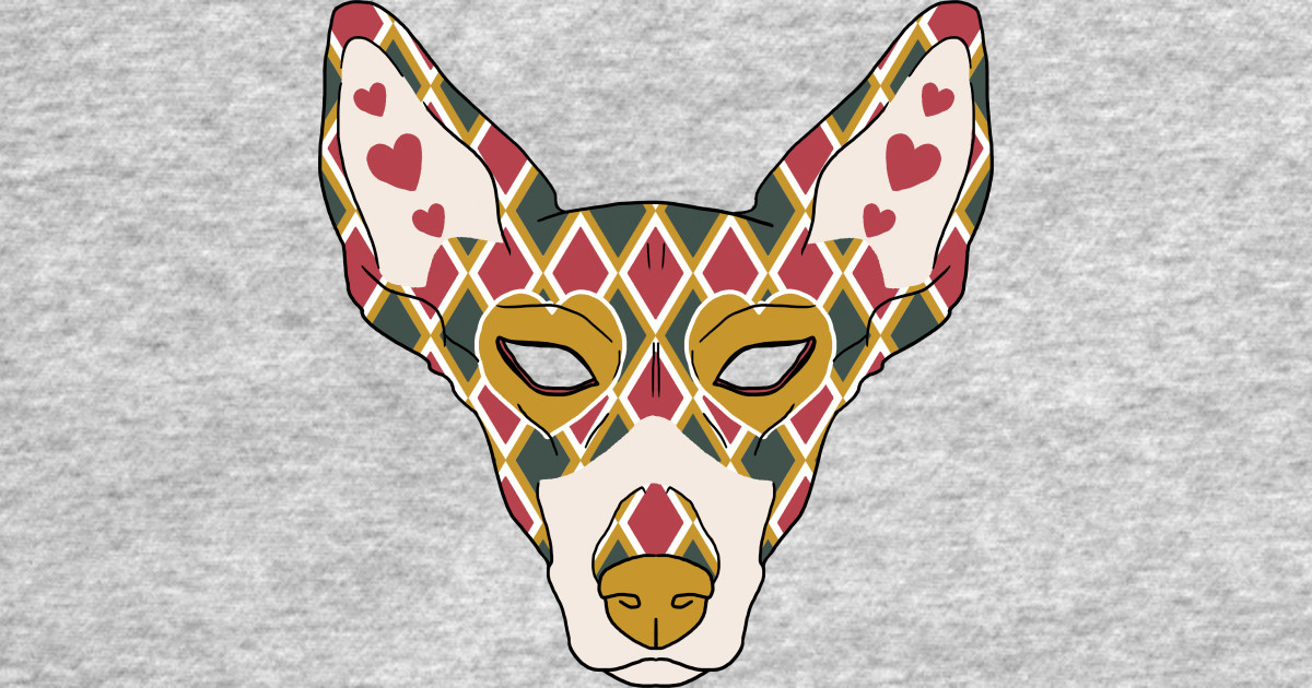Jester Hound Mask - Dogs - T-Shirt | TeePublic