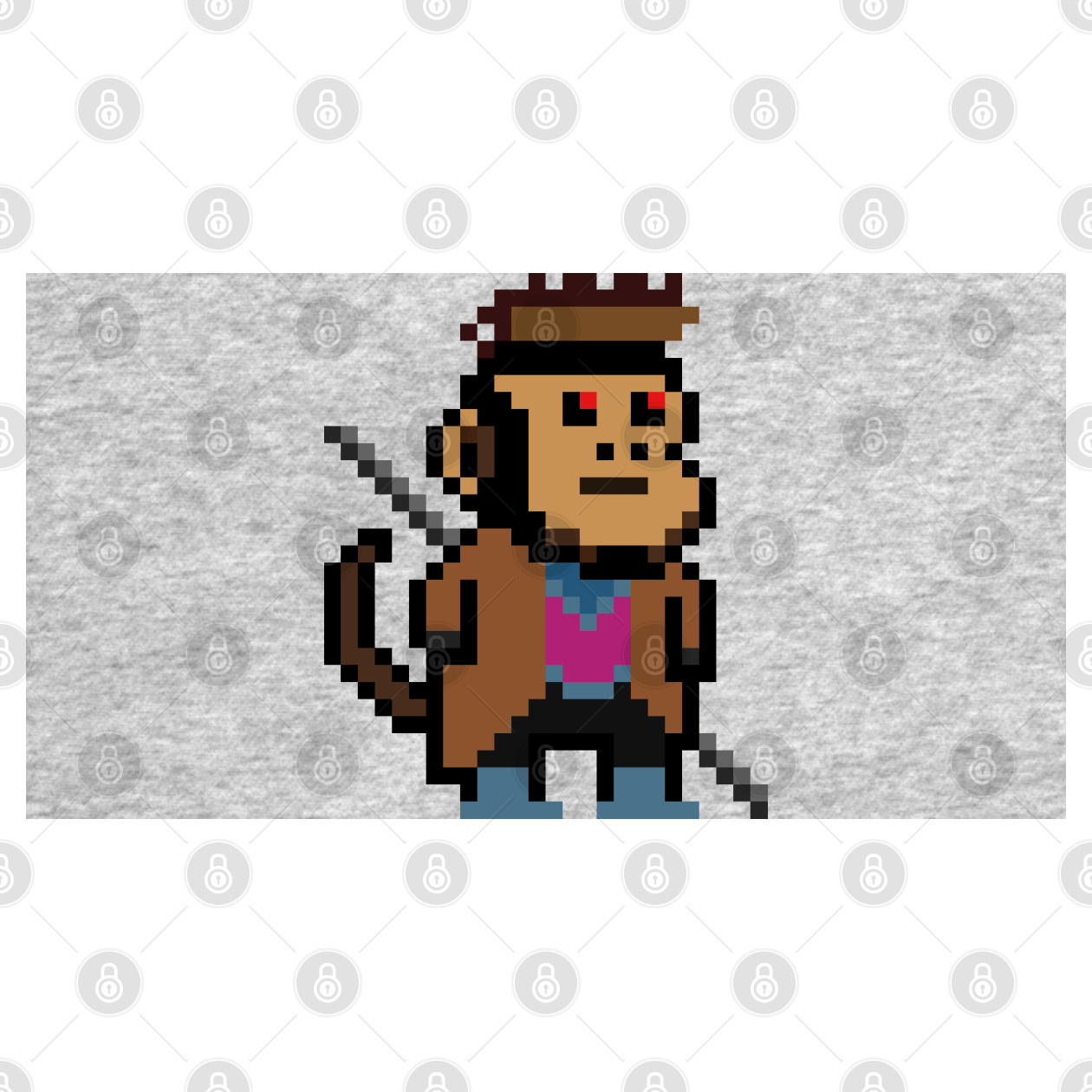 pixel art, Gambit X-Men kong - Pixel Art - T-Shirt | TeePublic