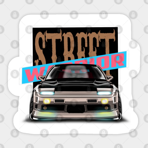 nissan s13 240sx bronze - S13 240sx - Sticker | TeePublic