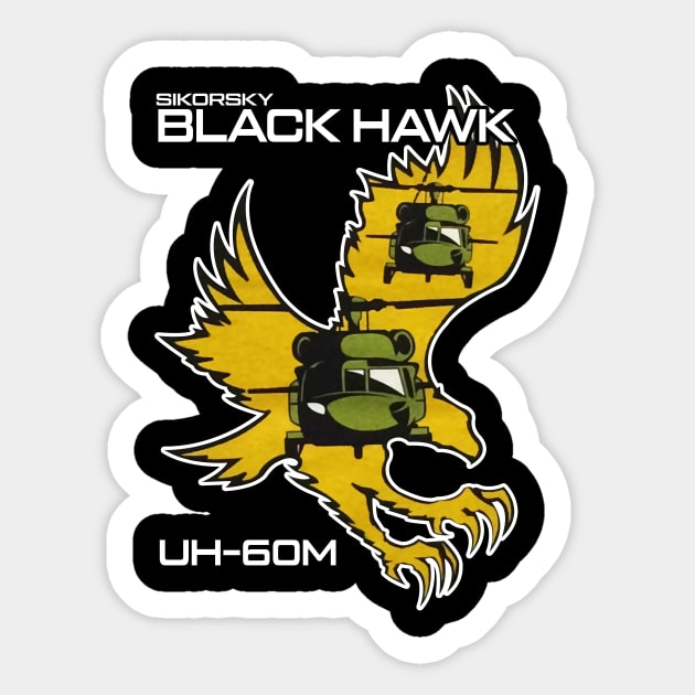 UH-60 Black Hawk - Sikorsky Aircraft - Sticker | TeePublic