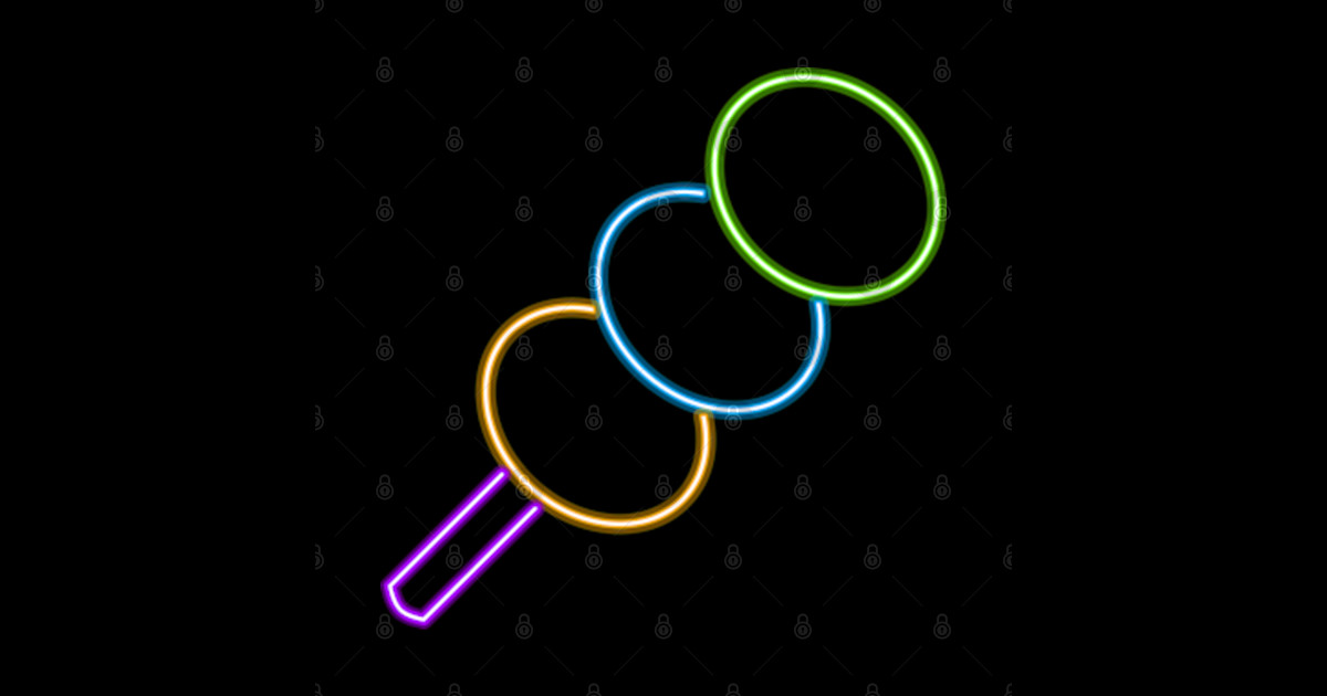 Dango Line Light - Dango - Sticker | TeePublic