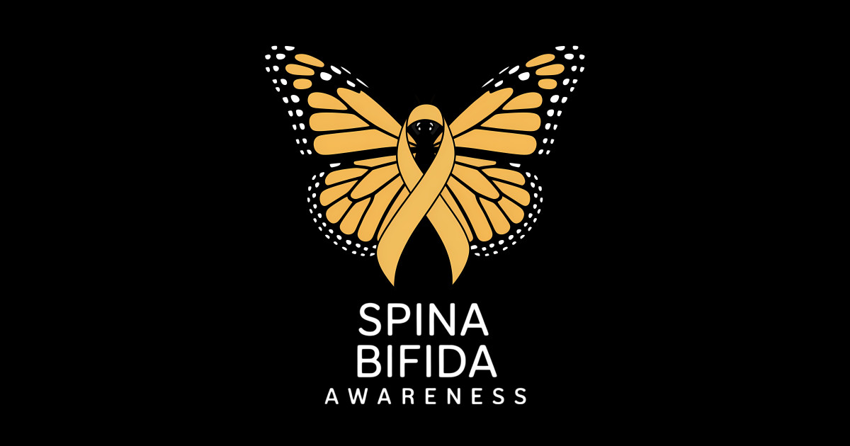 Spina Bifida Awareness Butterfly Ribbon Symbol Symbol Hope - Spina ...