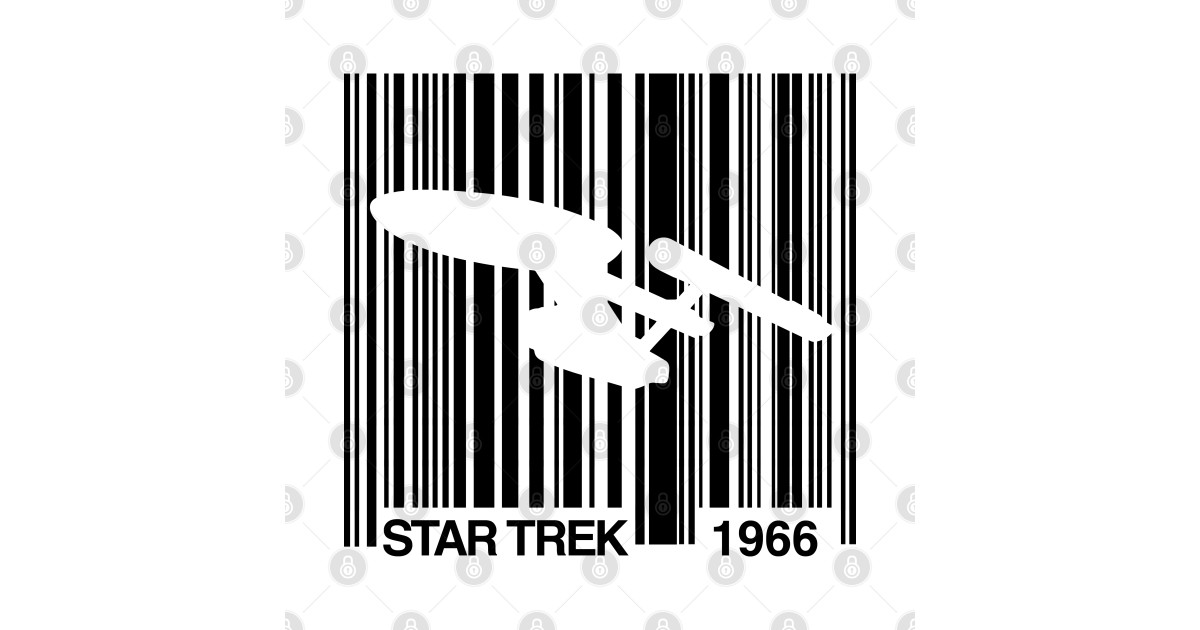 STAR TREK - barcode 2.0 - Science Fiction Space Horror Alien Ufos - T ...