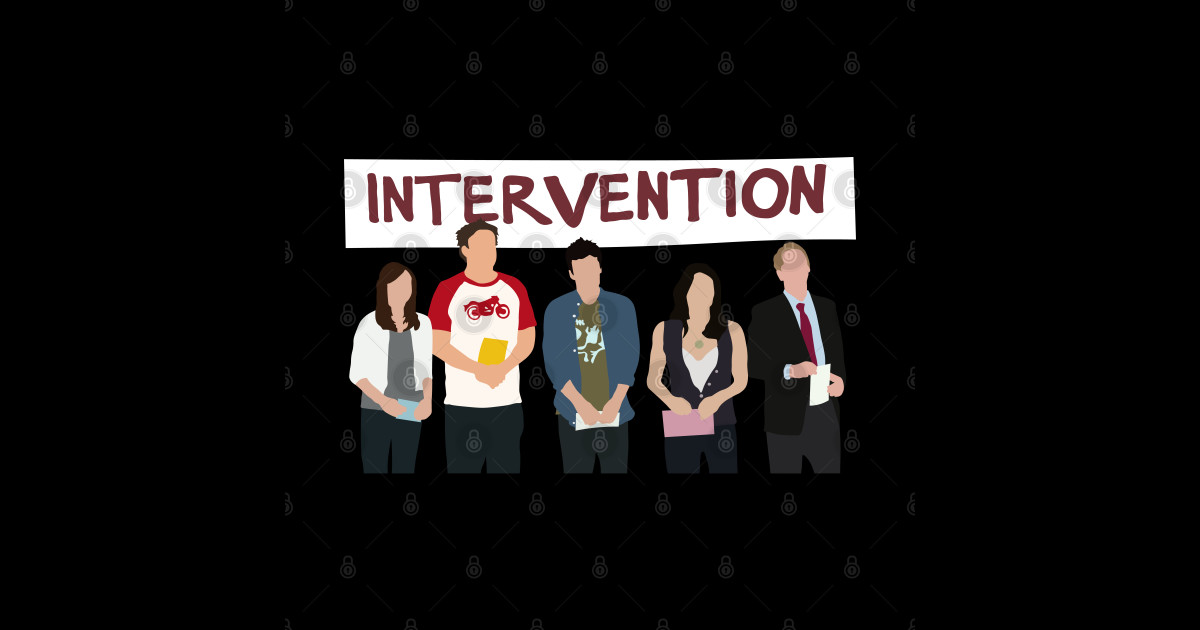 INTERVENTION - How I Met Your Mother - Sticker | TeePublic