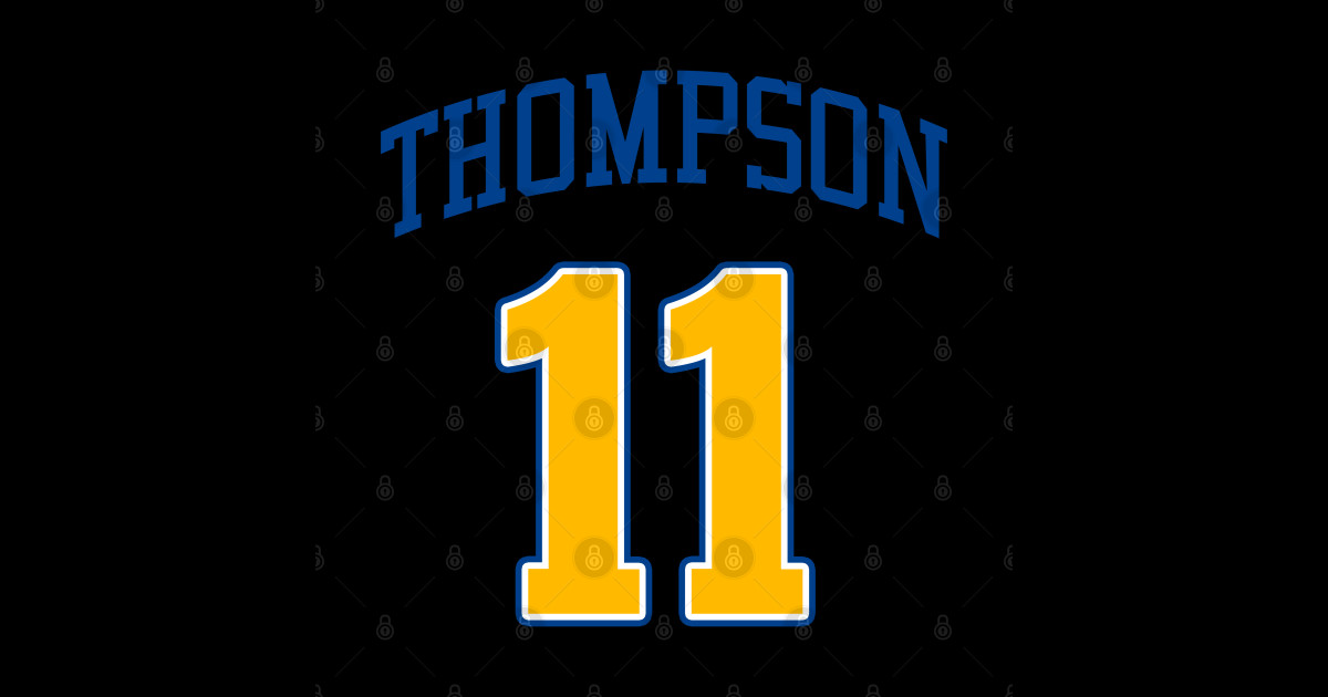 Klay Thompson Number 11 - Klay Thompson - Sticker | TeePublic