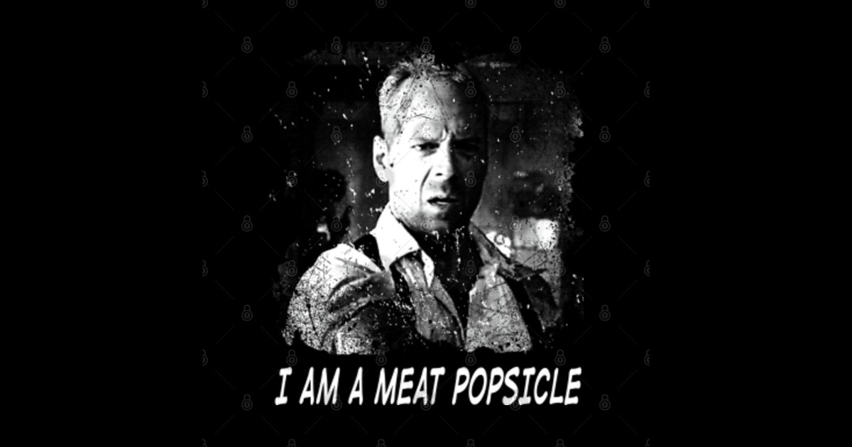 Classic Photo I'm a Meat Popsicle Action Movie - Movie Fifth - Sticker ...