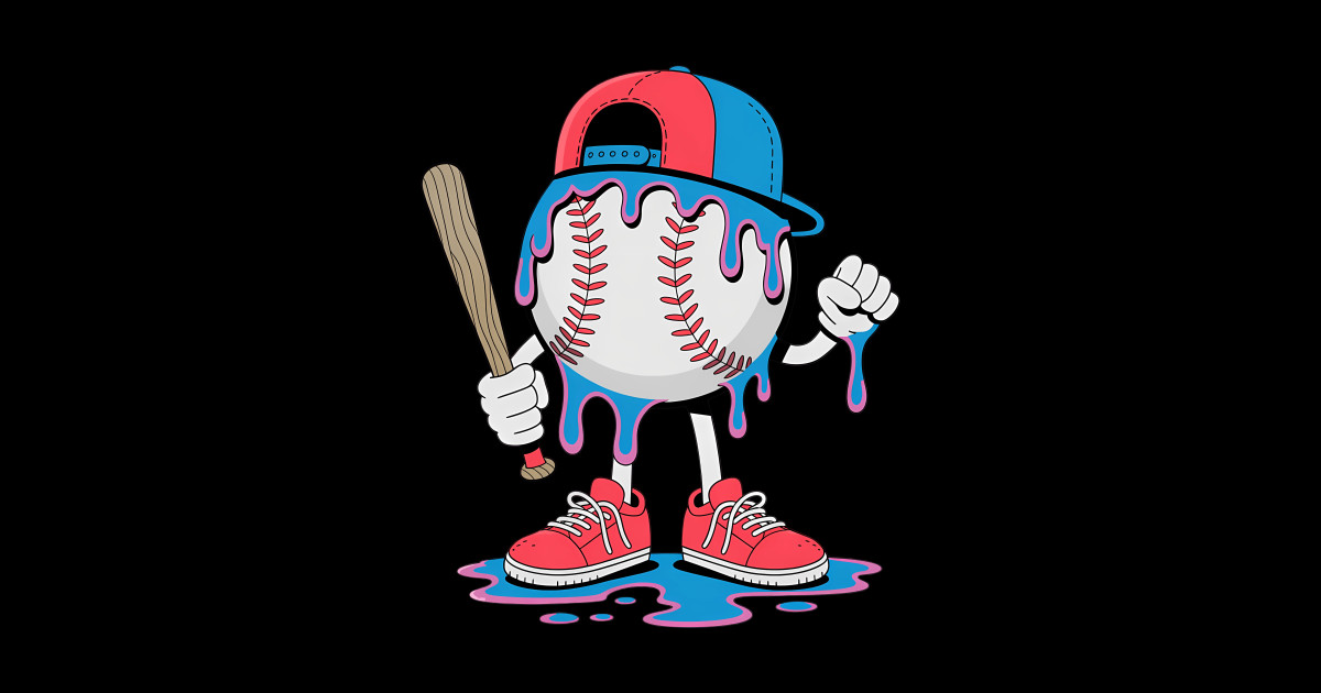 Baseball Drip Boys Ice Cream Drip Youth Sport Game Day - Baseball Drip ...