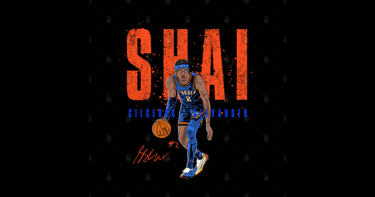 Shai - MVP - Shai Gilgeous Alexander - Sticker | TeePublic
