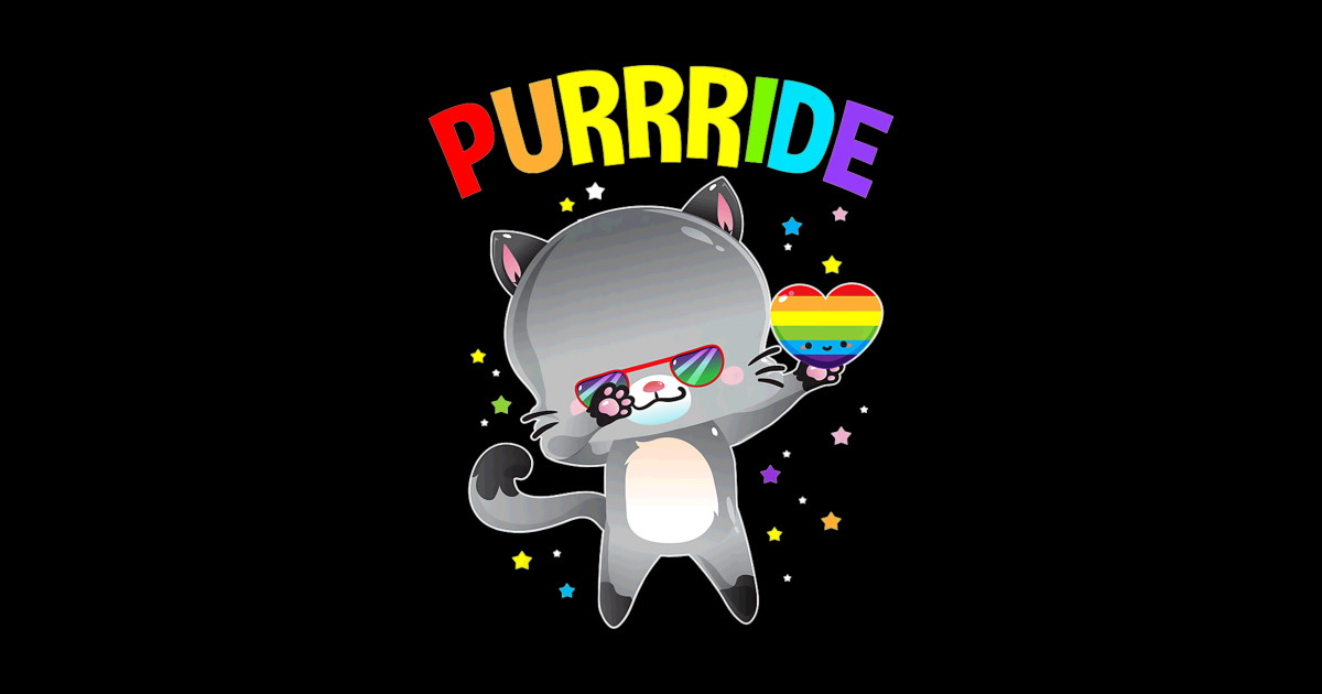 Purrride Pride LGBT - Lgbtq - Sticker | TeePublic