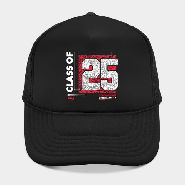 Class of 2025 Urban Streetwear // Graduation Class of '25 Red - Class ...