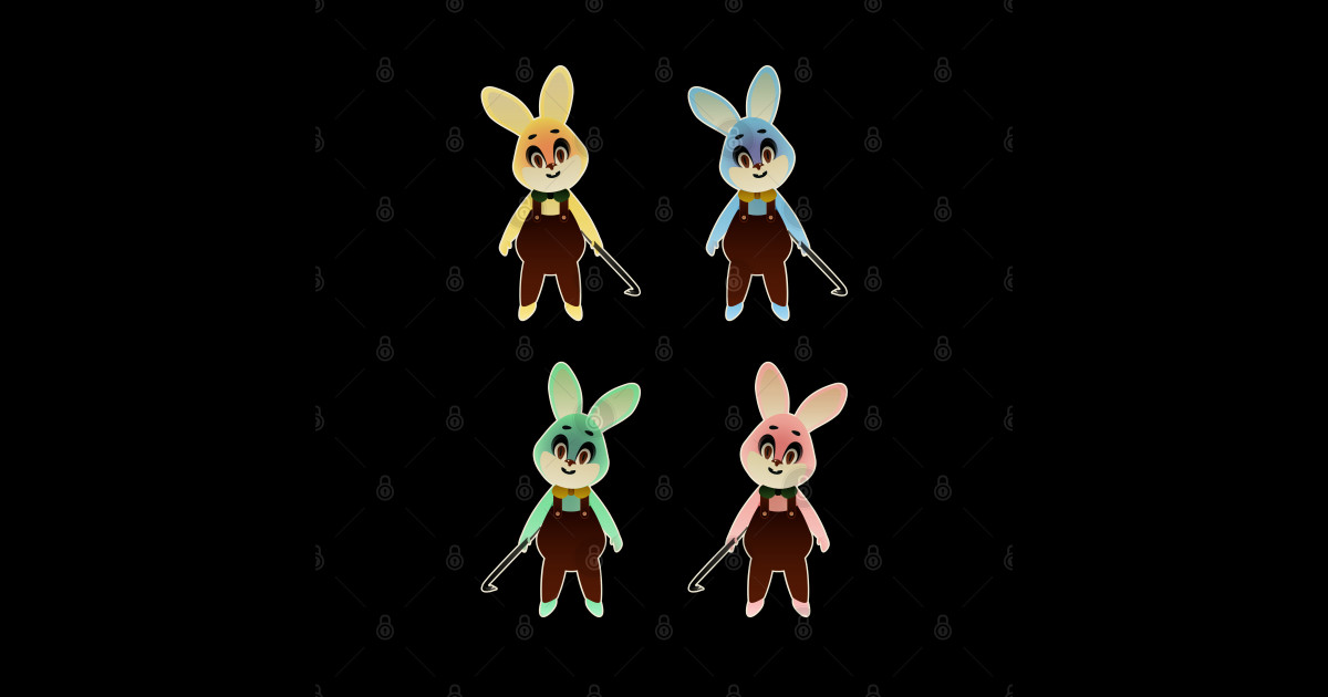 Robbie Rabbit Legions - Horror - Sticker | TeePublic