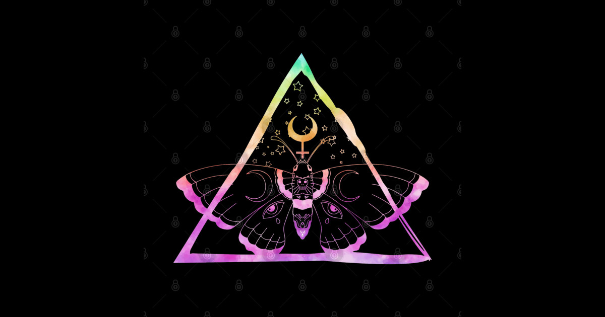Rainbow Satanic Witch - Rainbow - Sticker | TeePublic