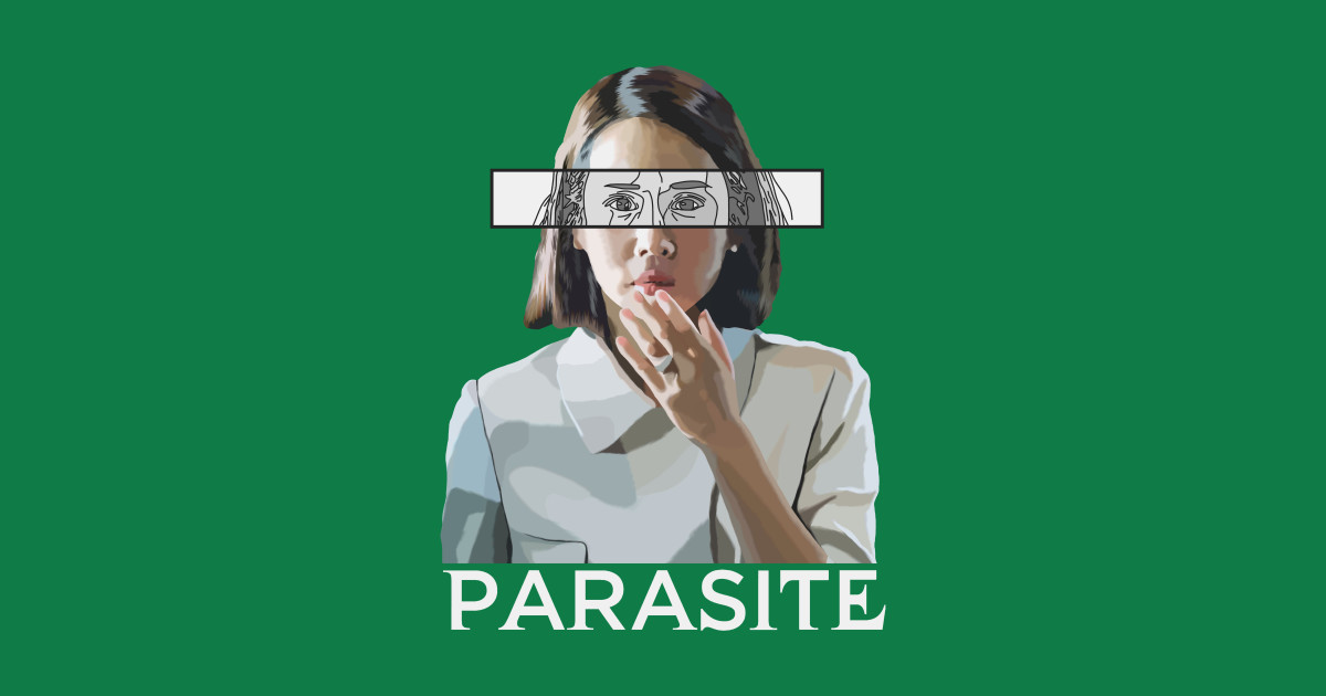 Appalled Face (Parasite) (With Eyes, with Title) - Parasite - T-Shirt ...