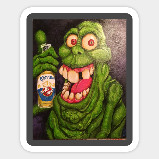 slimer - Ghostbusters - Sticker | TeePublic